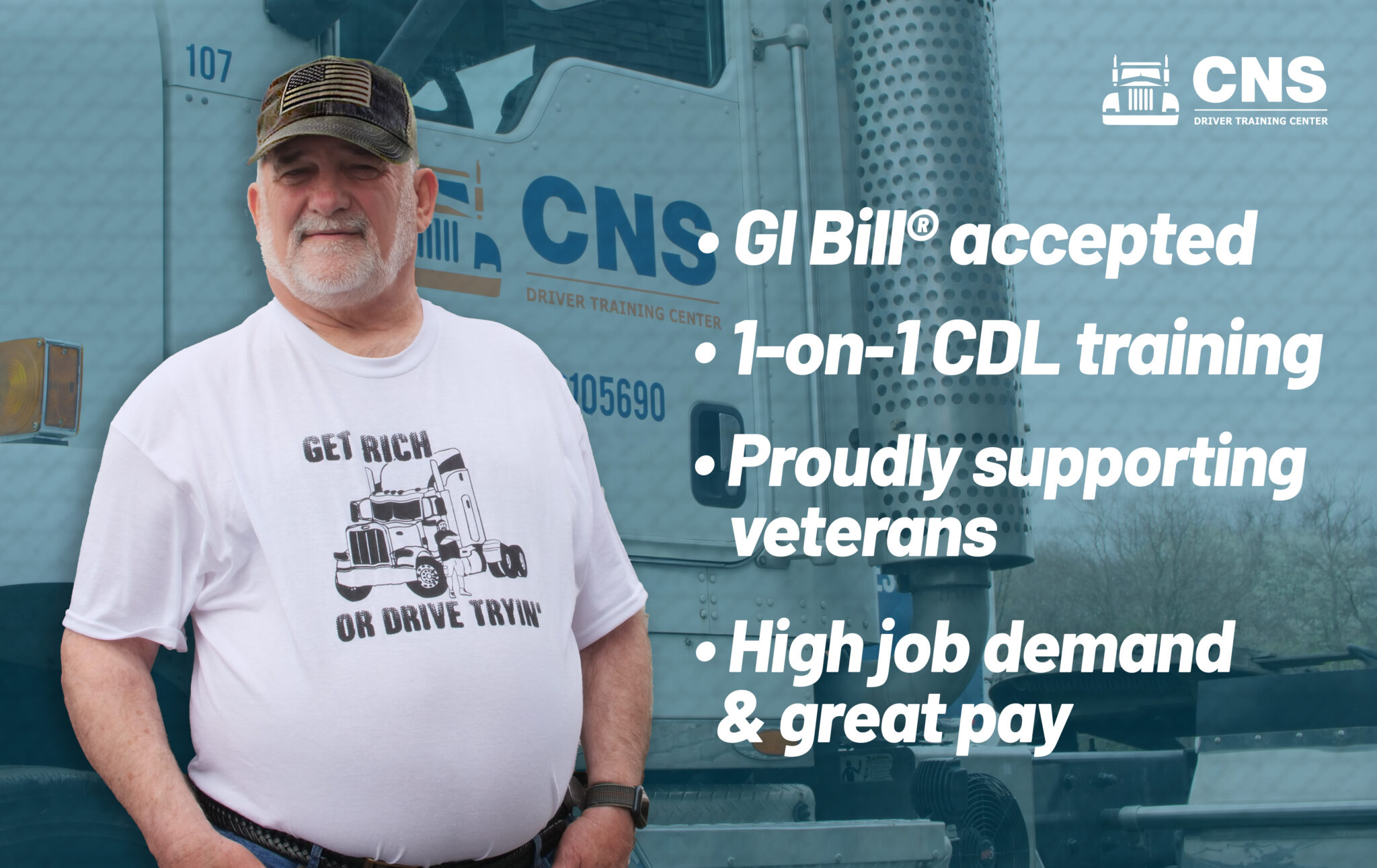 How to Use the GI Bill to Get Your CDL for Career in Trucking